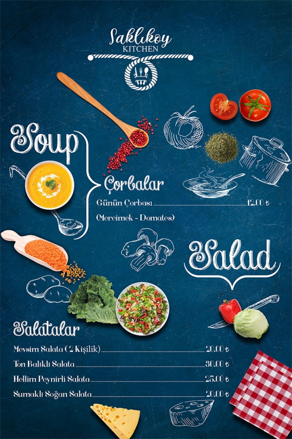 Menü – Şile Saklıkoy